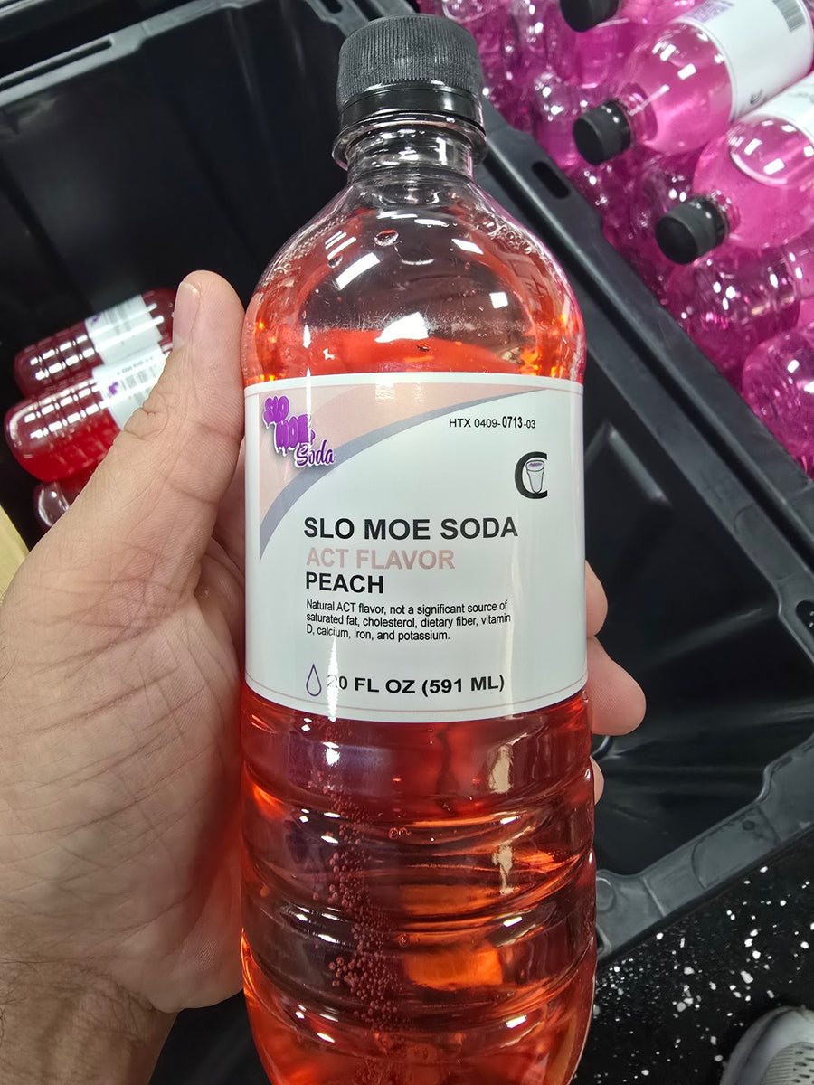 Slo Moe Act Flavor Peach Soda – Exotic Pop Distribution, LLC