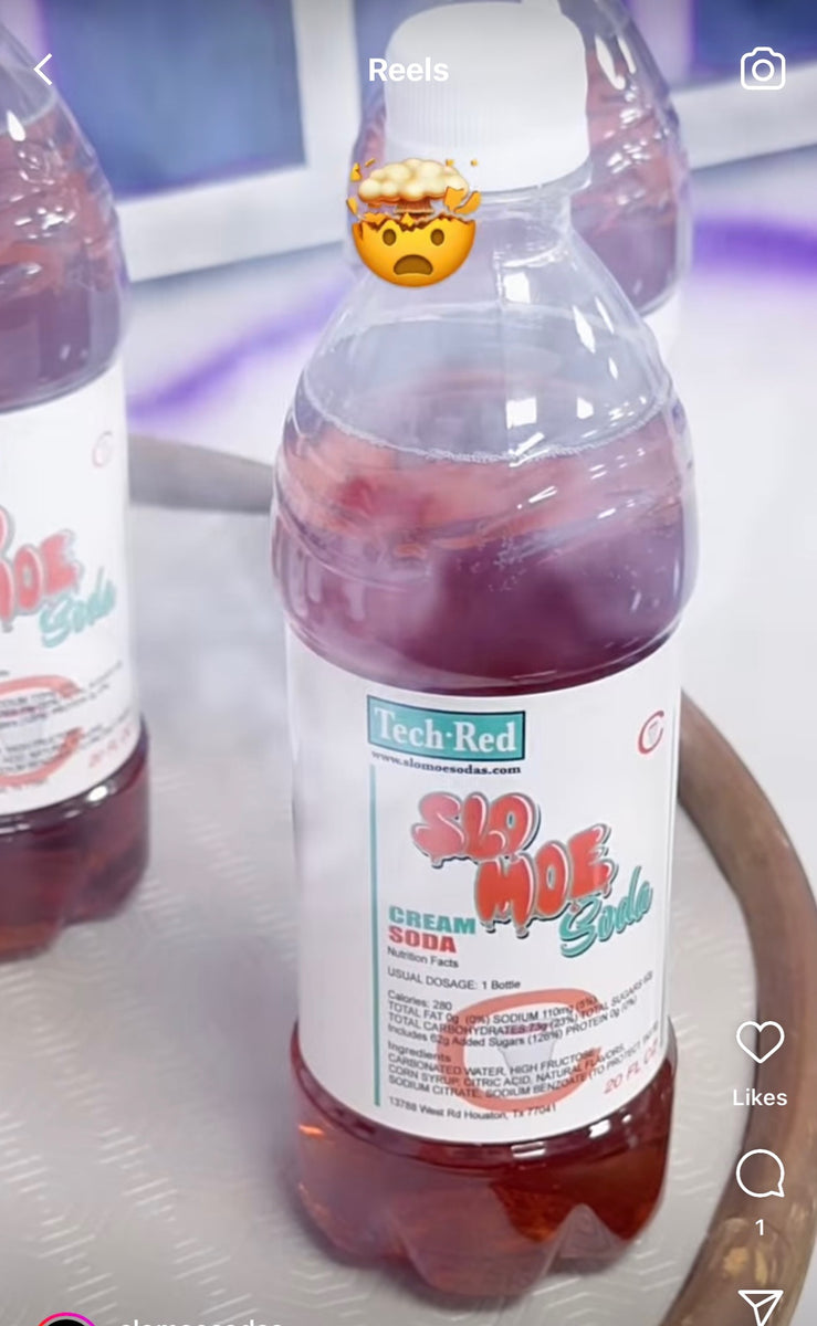 Slo Moe Act Flavor Tech Red Cream Soda – Exotic Pop Distribution, LLC