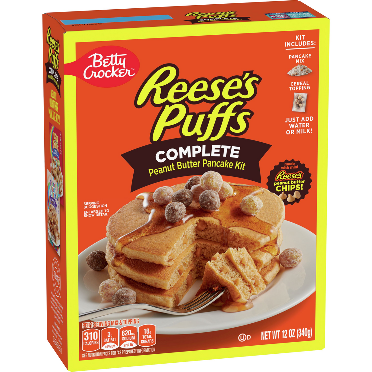 Betty Crocker REESE'S PUFFS Peanut Butter Pancake Mix – Exotic Pop ...