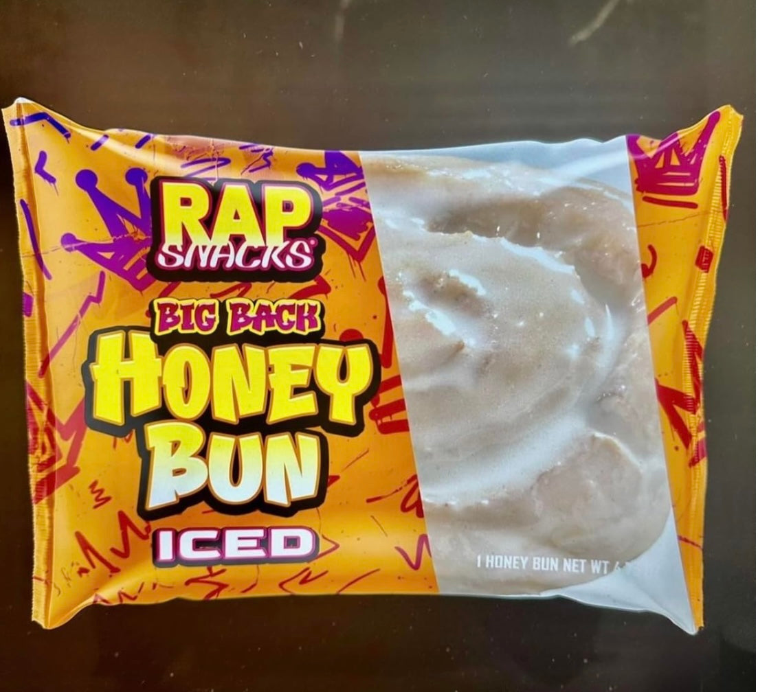 Rap Snacks Jumbo Honey Bun Iced – Exotic Pop Distribution, LLC