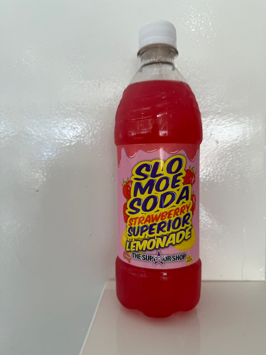 Slo Moe Act Flavor Strawberry Lemonade Soda – Exotic Pop Distribution, LLC