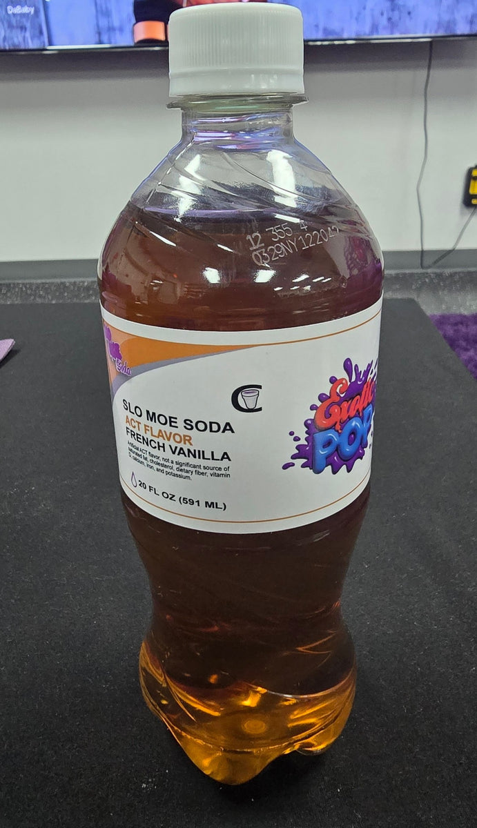 Slo Moe X Exotic Pop Act Flavor French Vanilla Cream Soda – Exotic Pop ...
