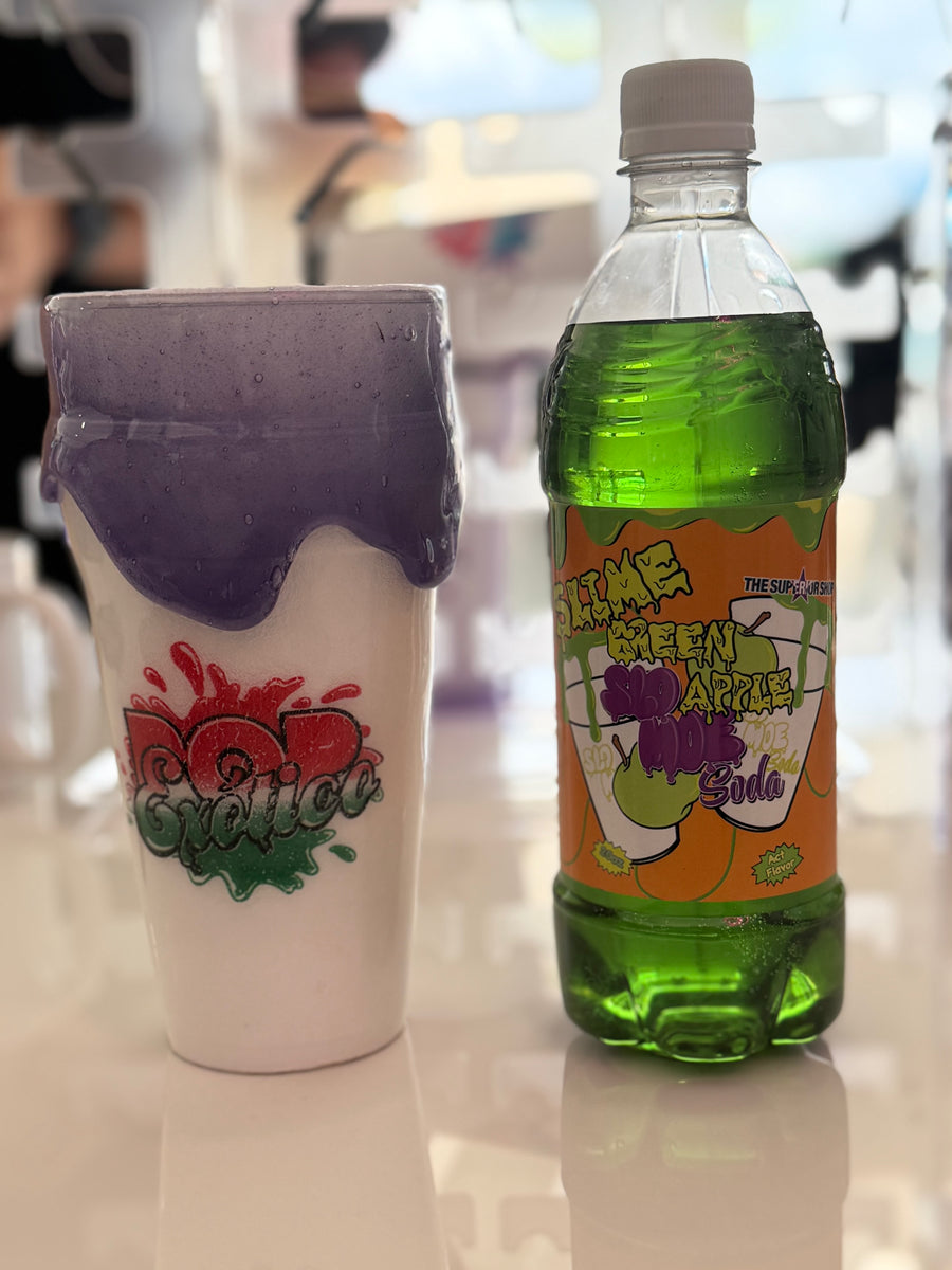 Slo Moe Act Flavor Slime Green Apple Soda – Exotic Pop Distribution, LLC