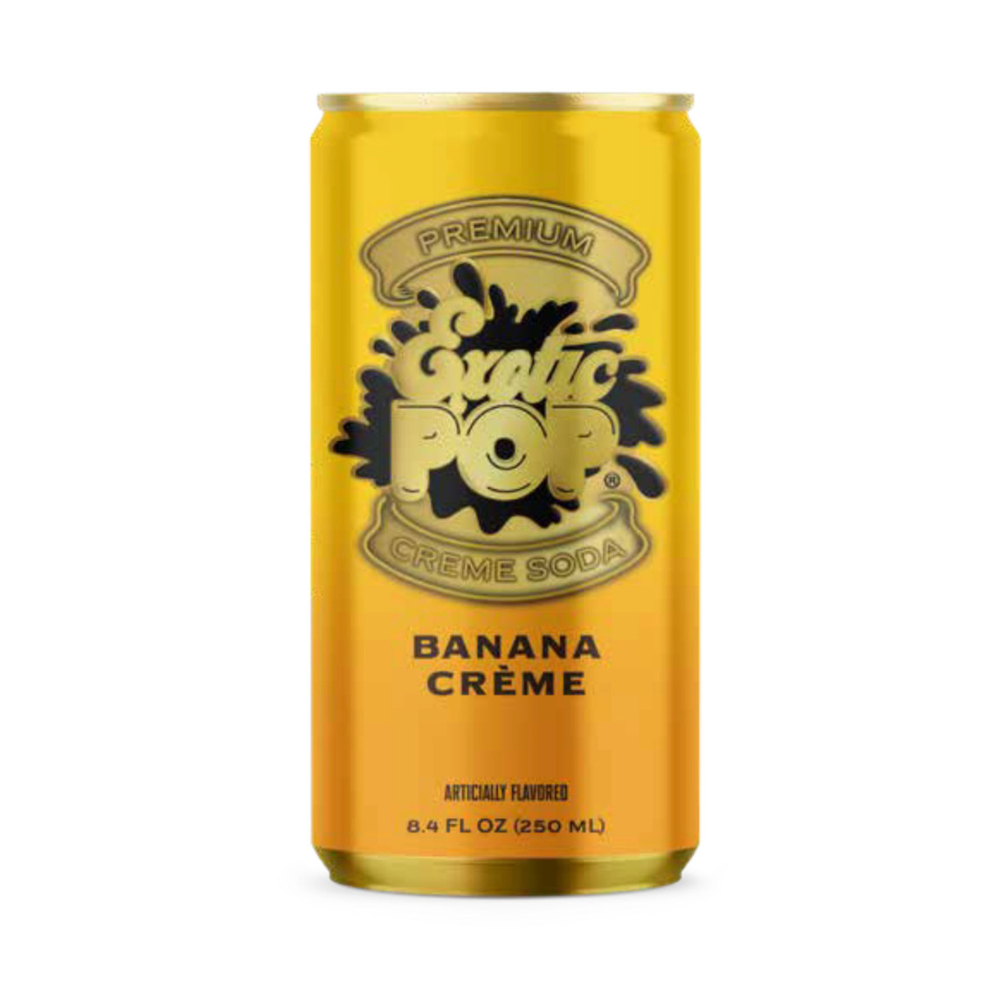 Exotic Pop Premium Banana Crème 8.4oz Cans – Exotic Pop Distribution, LLC