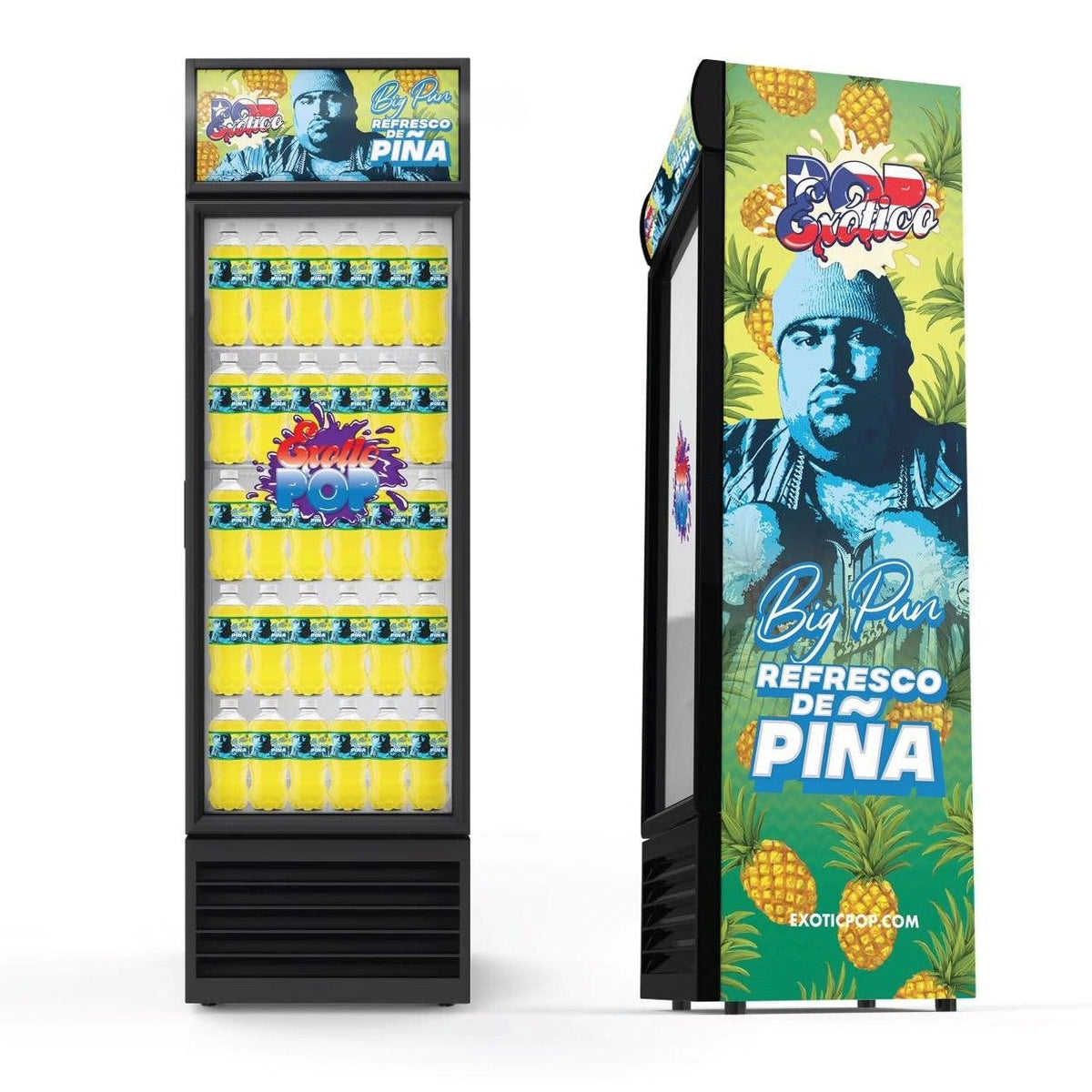Exotic Pop Refesco de Piña Floor Cooler – Exotic Pop Distribution, LLC