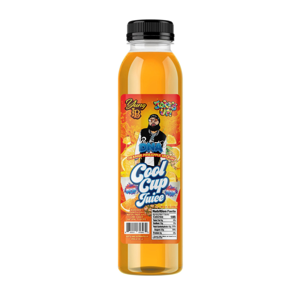 Exotic Pop Yung LB Orange Pineapple Splash Cool Cup Juice – Exotic Pop ...