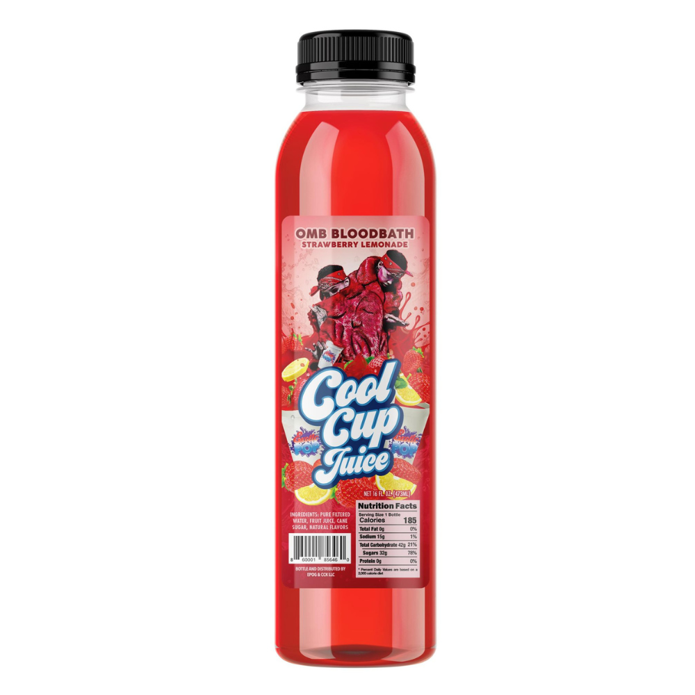Exotic Pop x Cool Cup Juice OMB BLOODBATH Strawberry Lemonade – Exotic ...